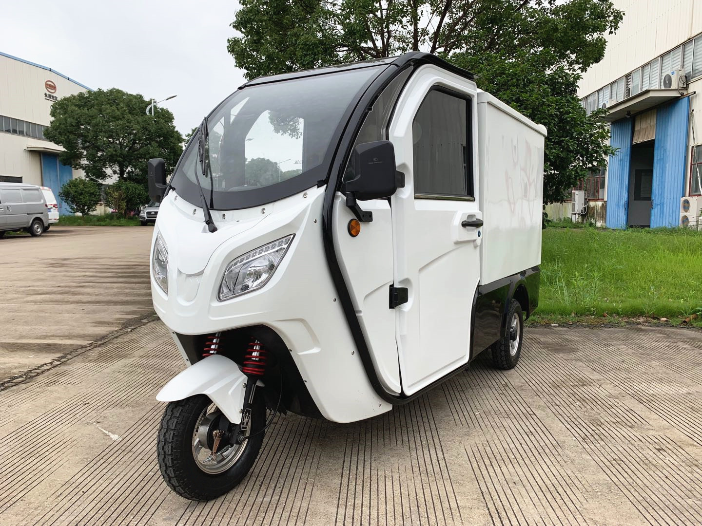 EEC enclosed electric cargo car 3 wheel electric trike for adult from ...